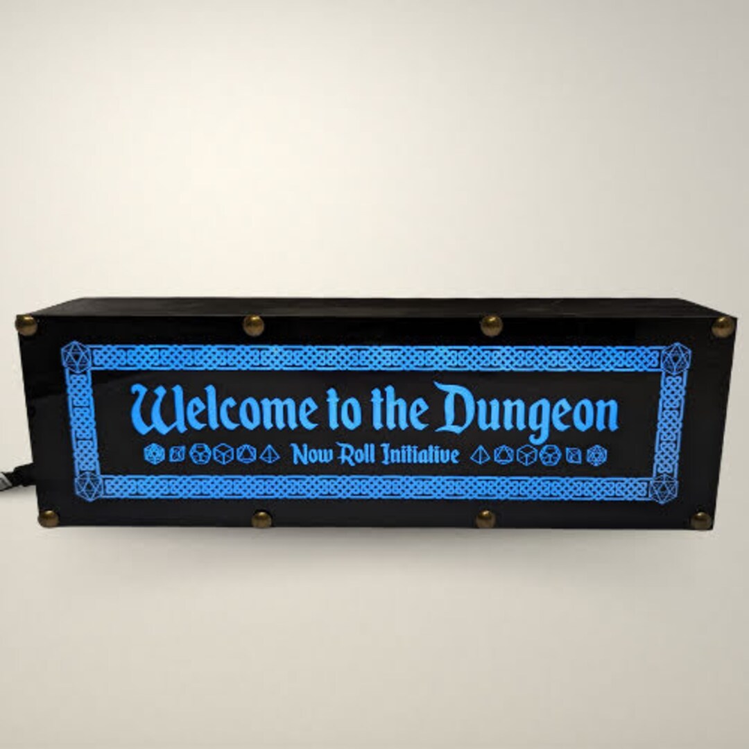 Dungeons and Dragons LED Lightbox - Etsy
