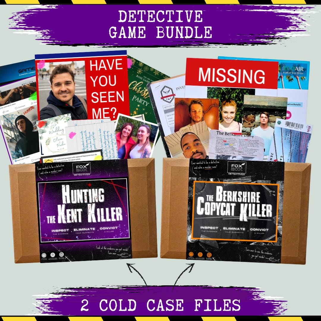 DETECTIVE BUNDLE - Solve at Home - Hunting the Kent Killer & the ...