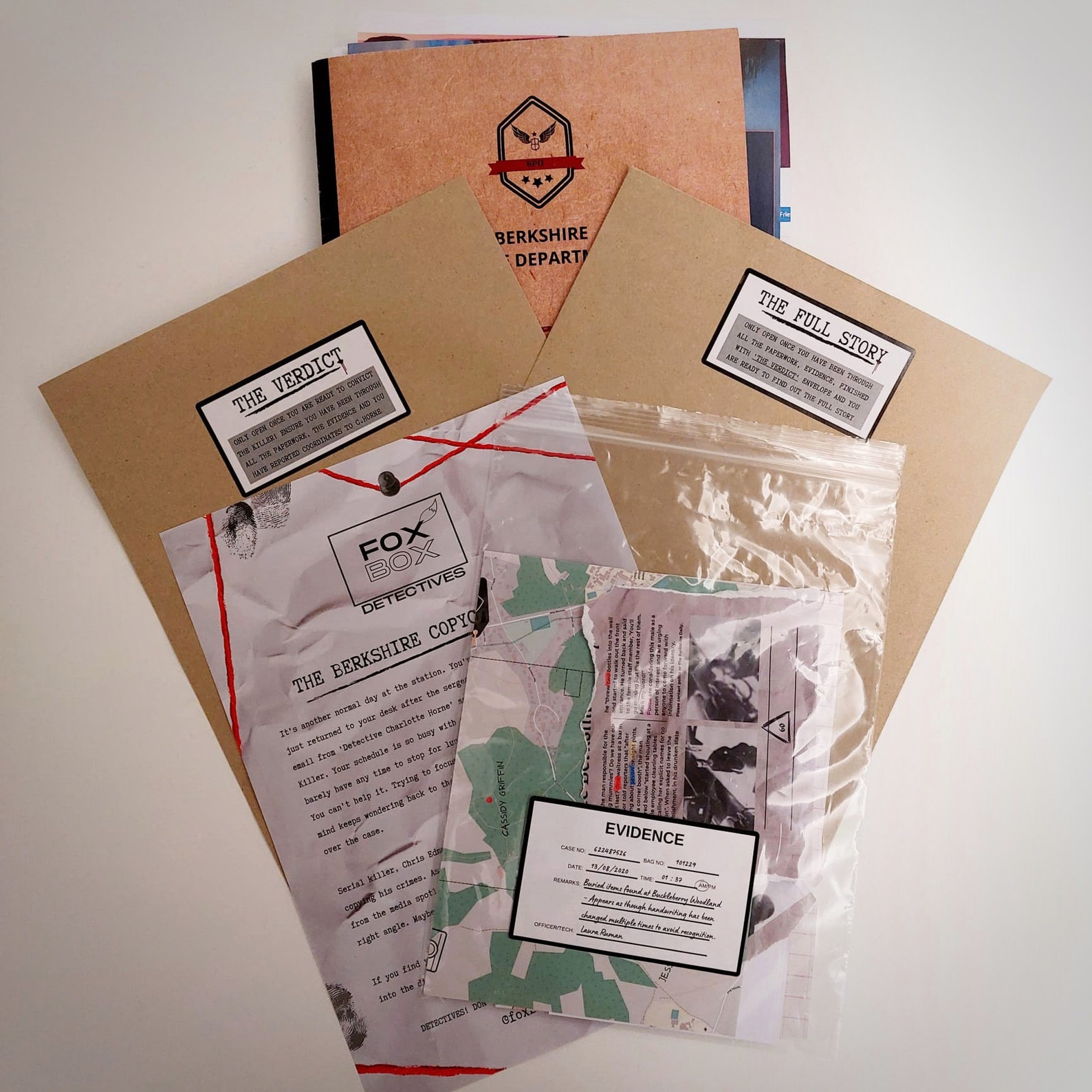 DETECTIVE COLD CASE to Solve the Berkshire Copycat Killer - Etsy UK