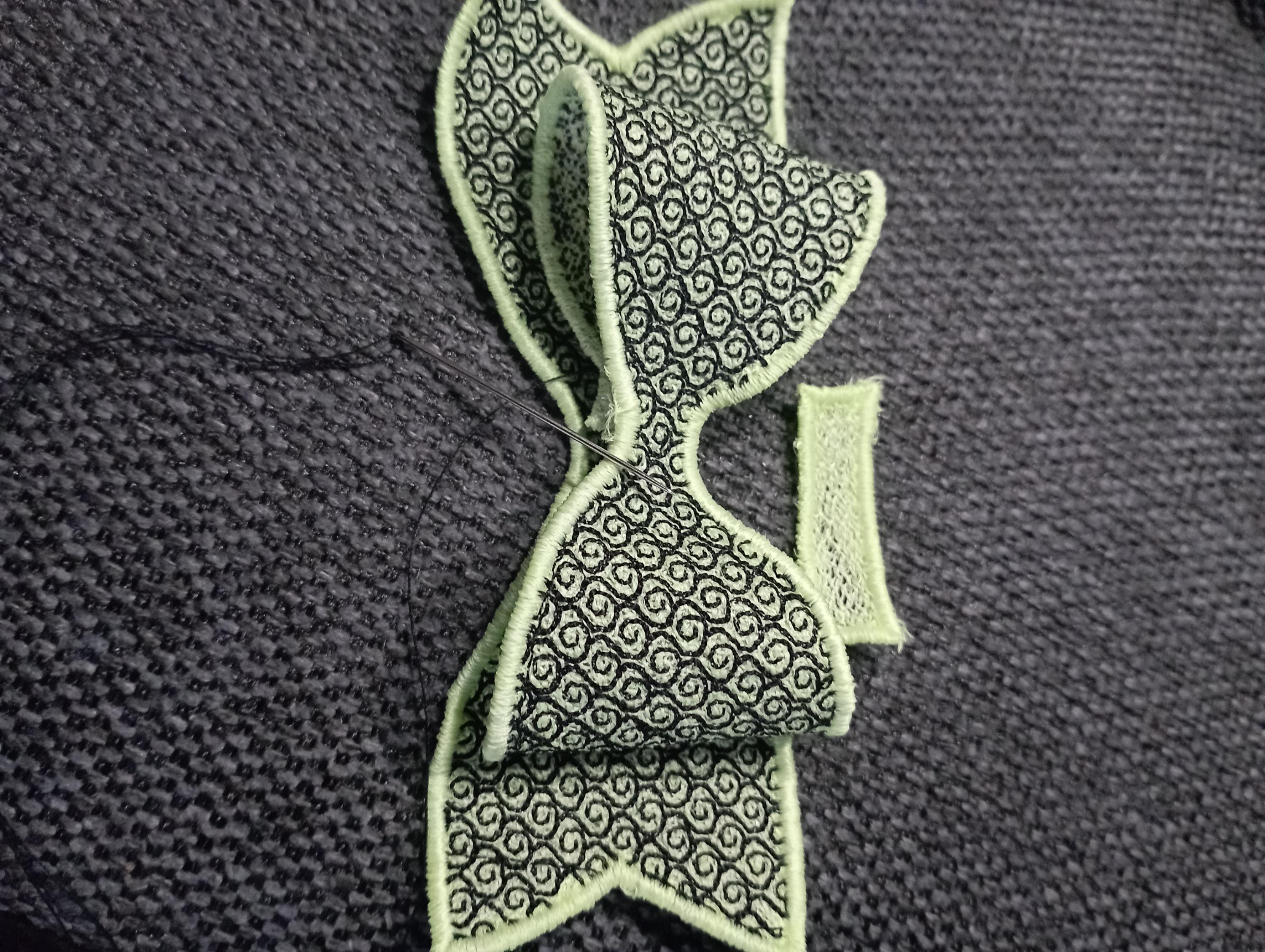 Free Standing 3D Lace Spiral Bow Machine Embroidery File DST PES SEW ...