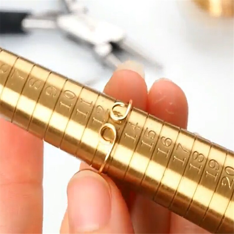 Ring Sizer Measuring Tool Finger Metal Tool Ring-making Tools Including ...