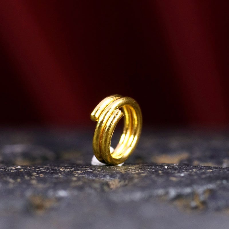 24K Pure Gold Connector Clasp for Luxury Necklace Charm Pendant - Etsy