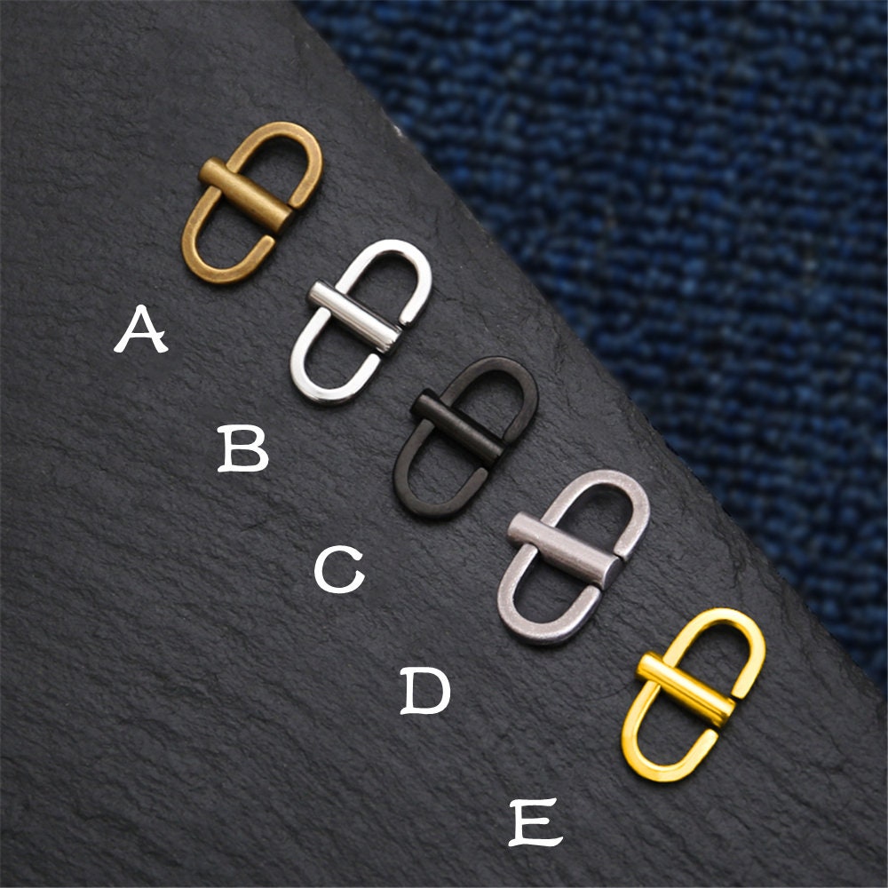 DIY Buckles Clasp Adjustment Lock Metal Rings for Leather Goods Bag ...
