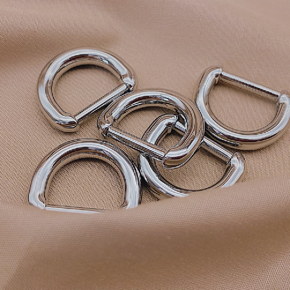 Gold/silver Clasp D-rings for Leather Goods Bag Strap DIY D-ring Hand ...