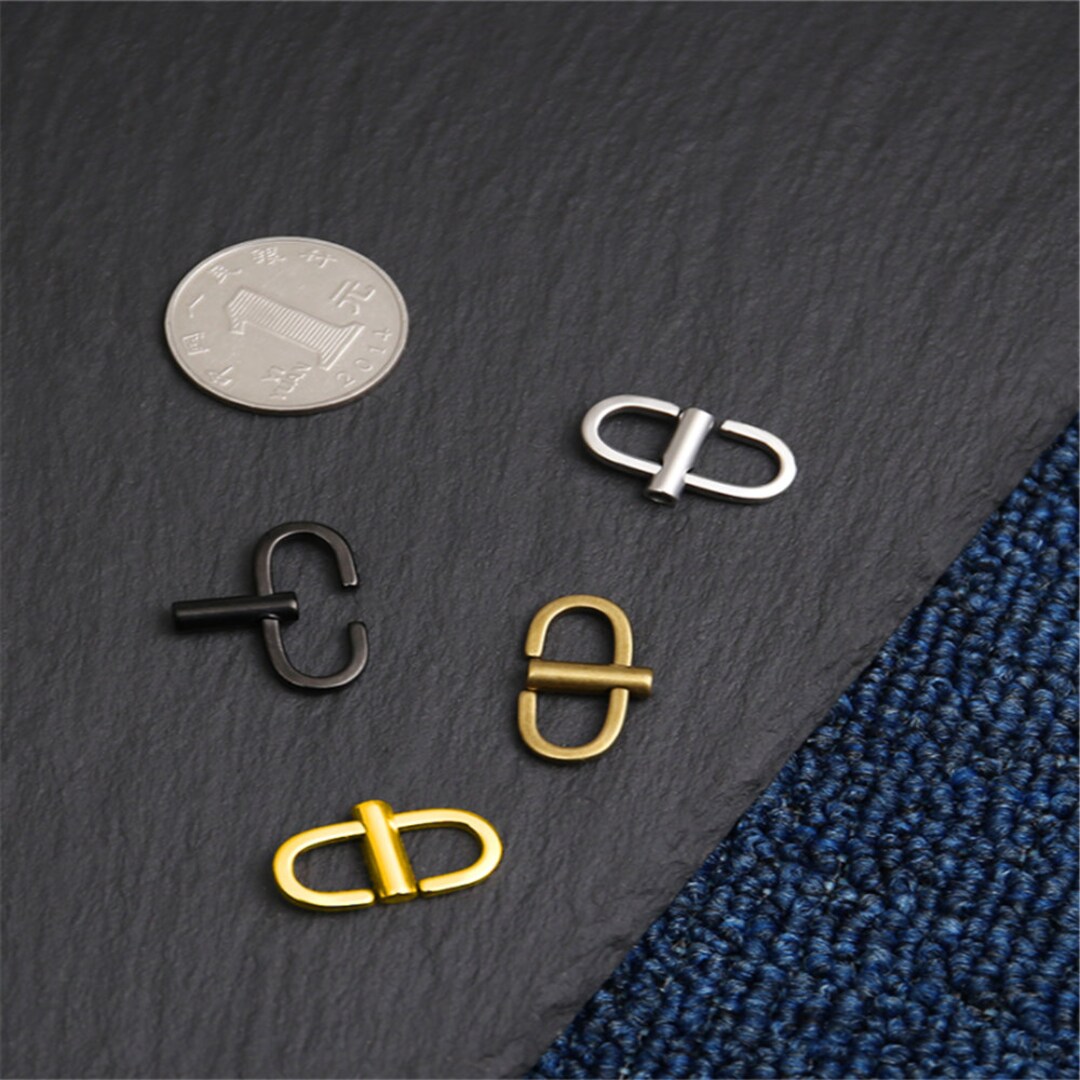 DIY Buckles Clasp Adjustment Lock Metal Rings for Leather Goods Bag ...