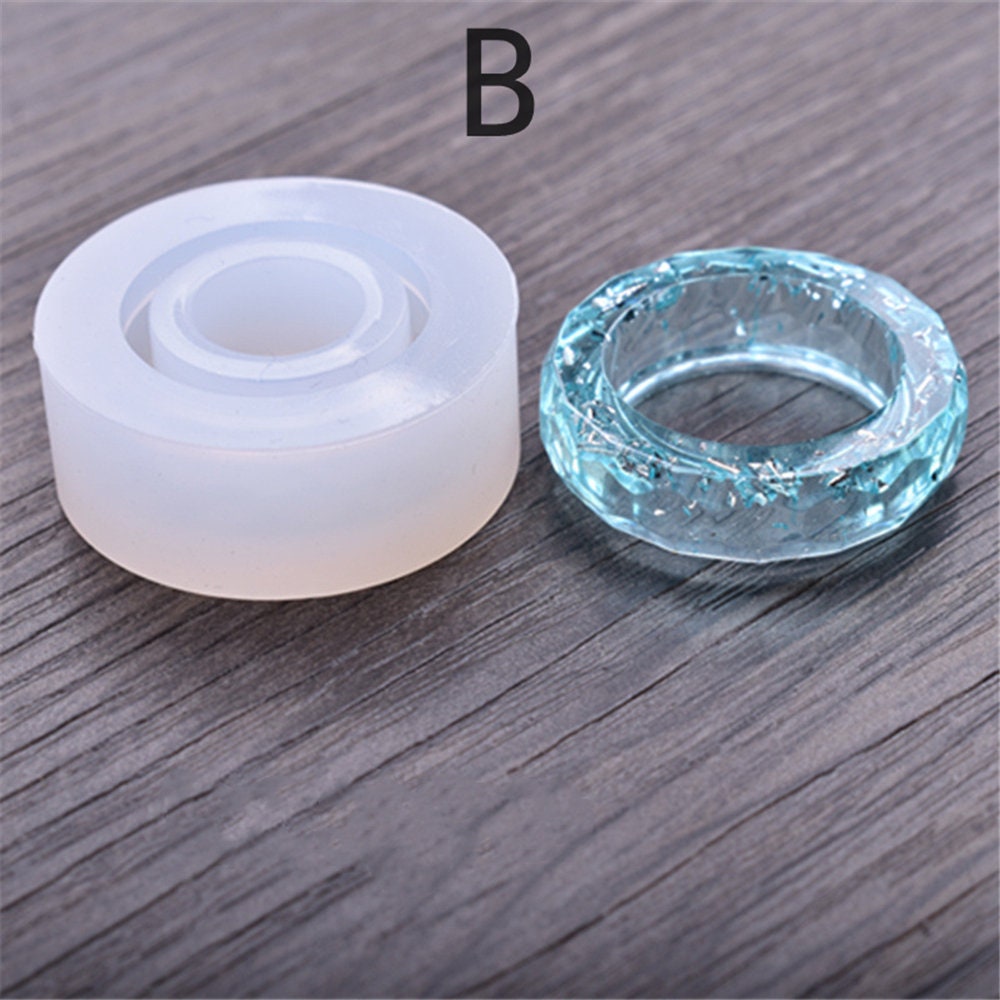 Silicone Ring Mold 3 Different Sizes Resin Epoxy Mould Jewelry Rings ...