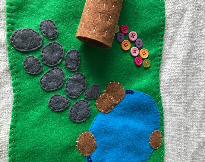 Forest Felt Play Mat/small World Play Mat/roll up Mat/montessori ...