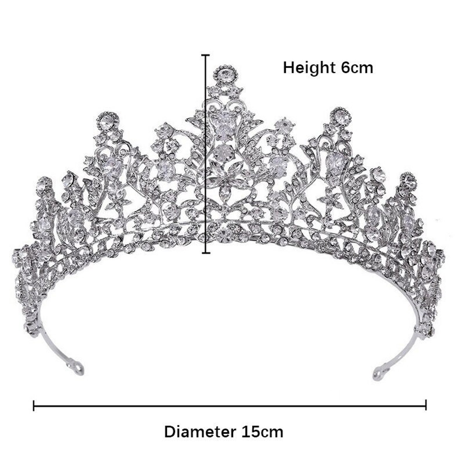 Wedding Crown Wedding Tiara Crystal Bridal Tiara Royal - Etsy