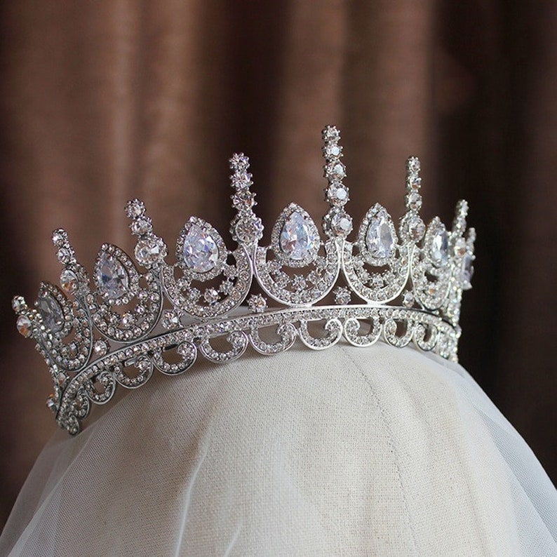 Wedding Crown Wedding Tiara Crystal Bridal Tiara Royal - Etsy