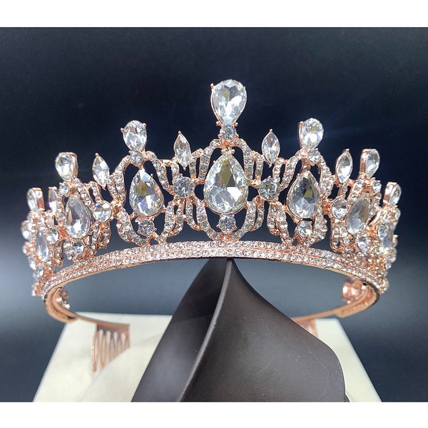 Rose Gold Tiara - Etsy