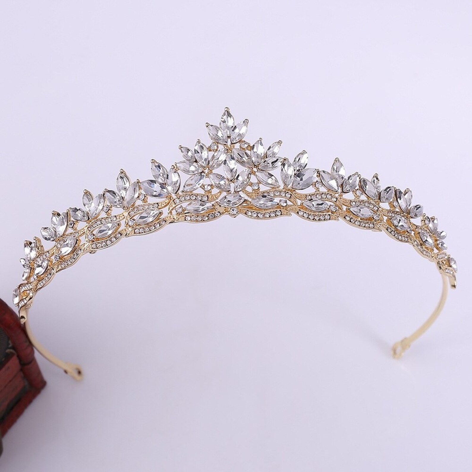 Elegant Regal Tiara Luxury Wedding Tiara Silver Crown - Etsy