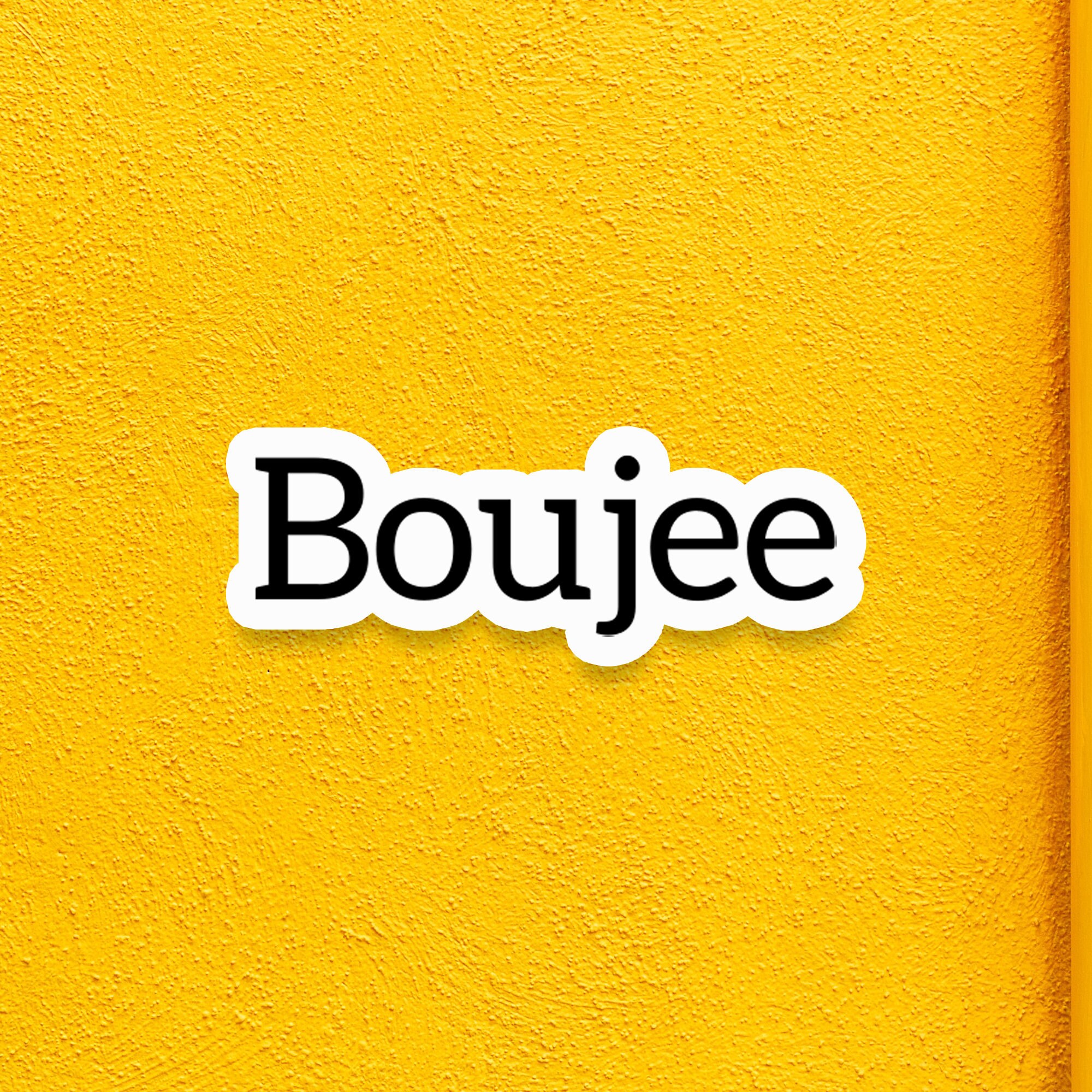 Boujee Sticker Best Friend Gift Cute Funny Stickers | Etsy