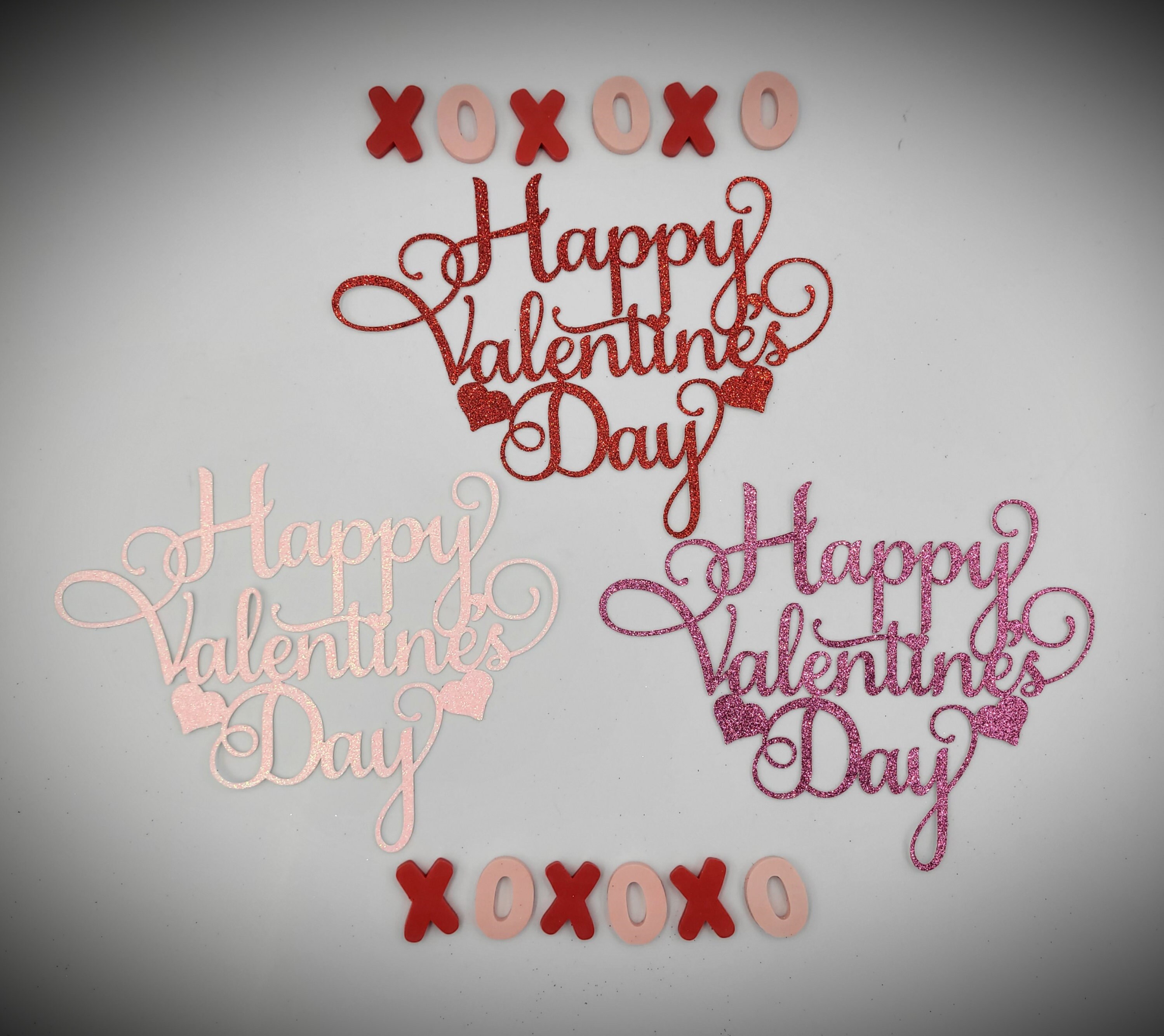 Set of 12 Happy Valentines Day Toppers Treat Toppers - Etsy