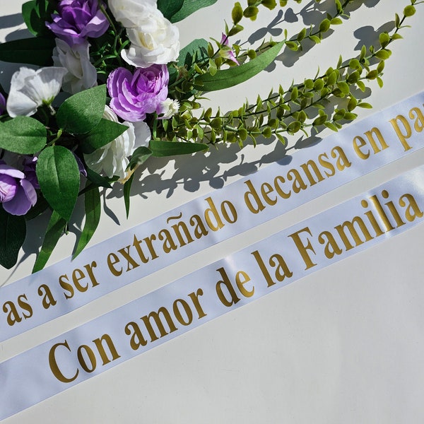 Funeral Wreath Ribbon - Etsy