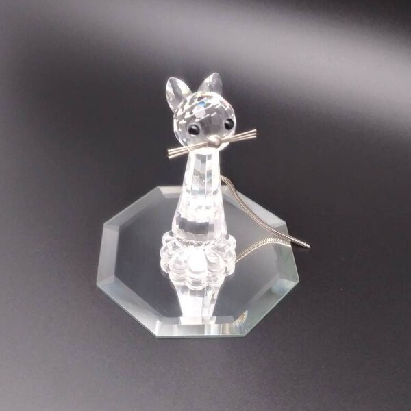 Swarovski Cat - Etsy