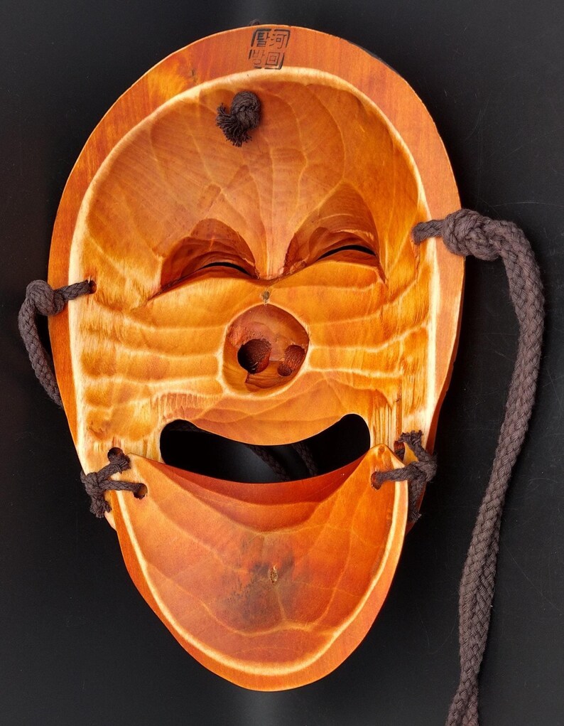 Vintage Korean Mask, Hahoetal Dance, Yangban Aristocrat, Hand Carved ...