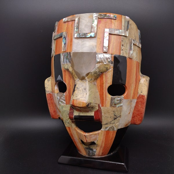 Aztec Death Mask - Etsy