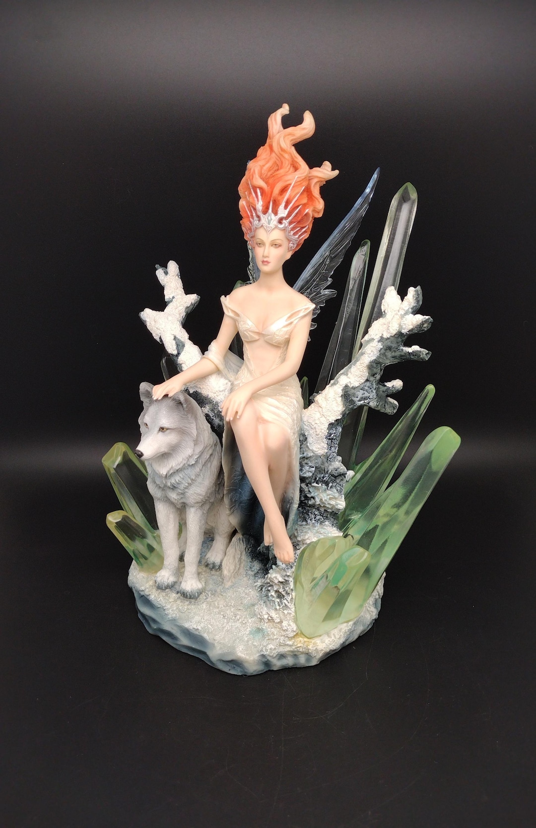 Studio Collection by Veronese Design, Melanie Delon Crystal Fairy Queen Hand Painted Fantasy ...