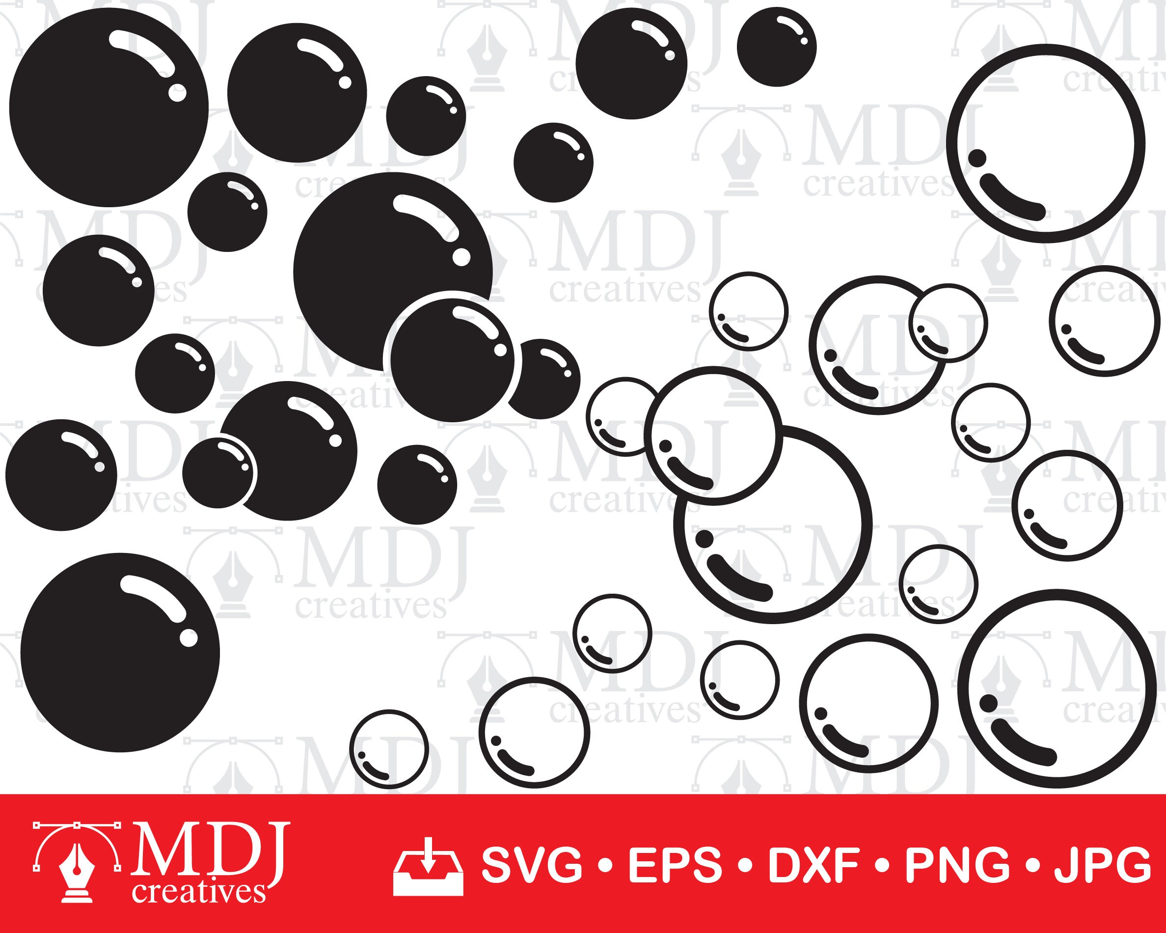 Bubbles SVG Bundle Bubble svg Bubble clipart ClipArt soap | Etsy