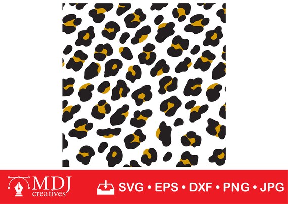 Leopard Pattern SVG Cut File Animal Print Pattern Cute SVG | Etsy