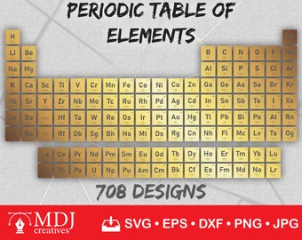 Periodic Table Svg - Etsy