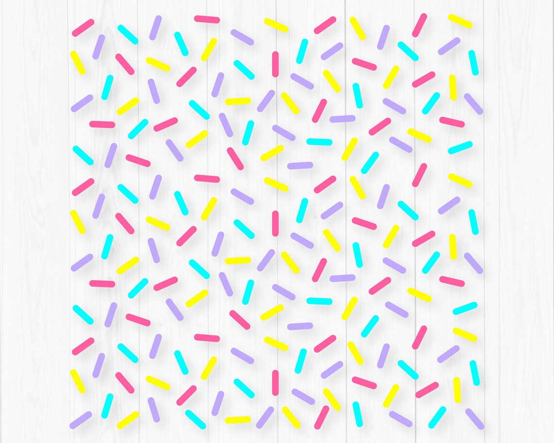 Sprinkle Drip Pattern SVG Donut Drip Svg Cookie Springkles - Etsy UK