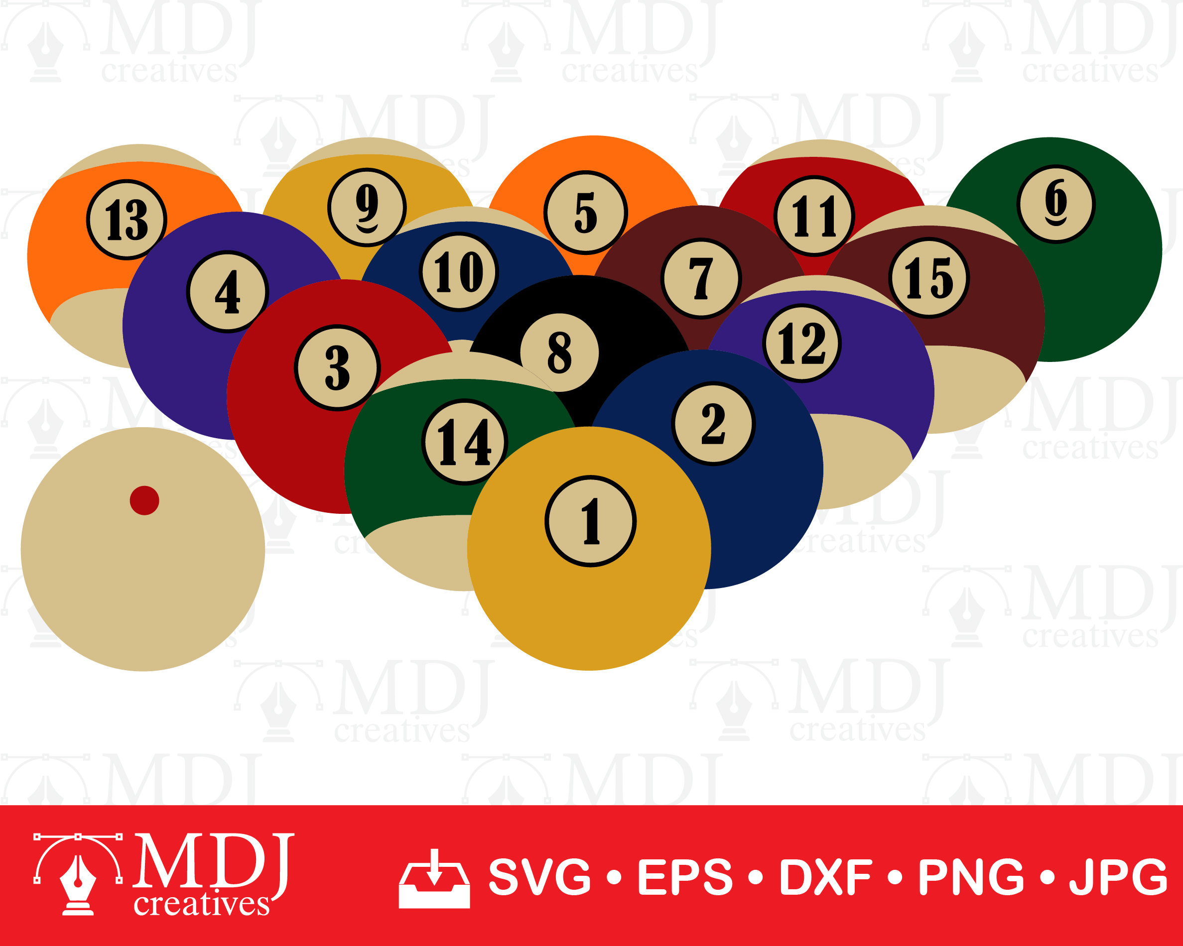 Billiards Ball SVG Pool Svg Billiards Svg Billiards | Etsy