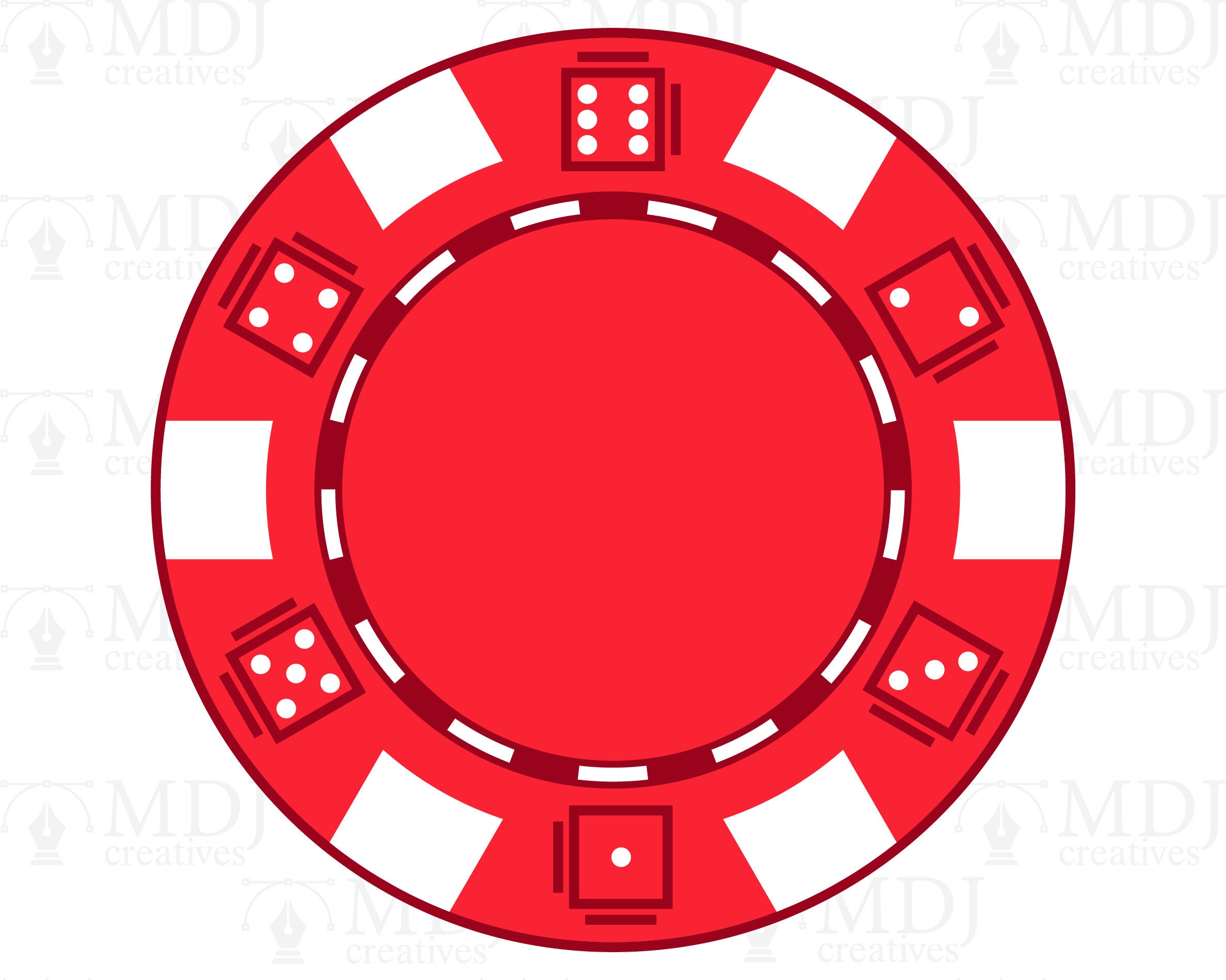 Poker Chip SVG, Casino Chips Svg, Poker Chip Svg, Colored Poker Chip ...
