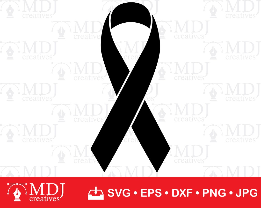 Cancer Ribbon SVG, Cancer Ribbon Clipart, Cancer Ribbon Cut File ...