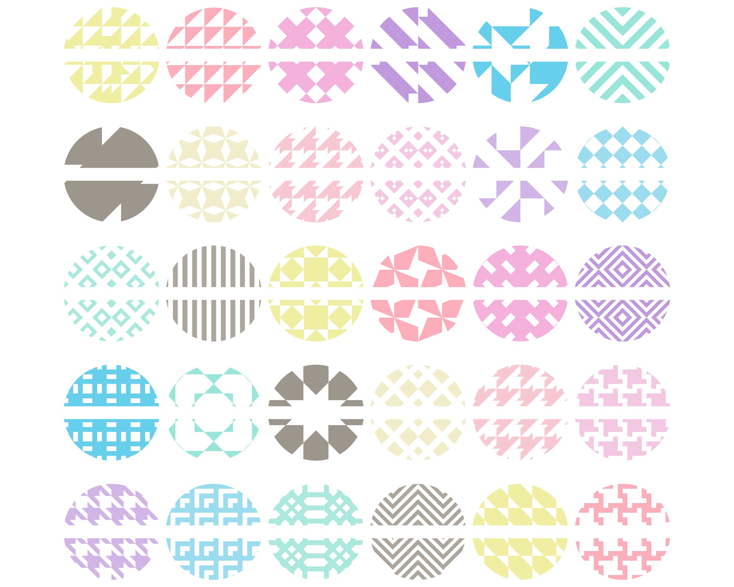 Round Keychain SVG Bundle 02 Keychain Pattern SVG Key Ring - Etsy