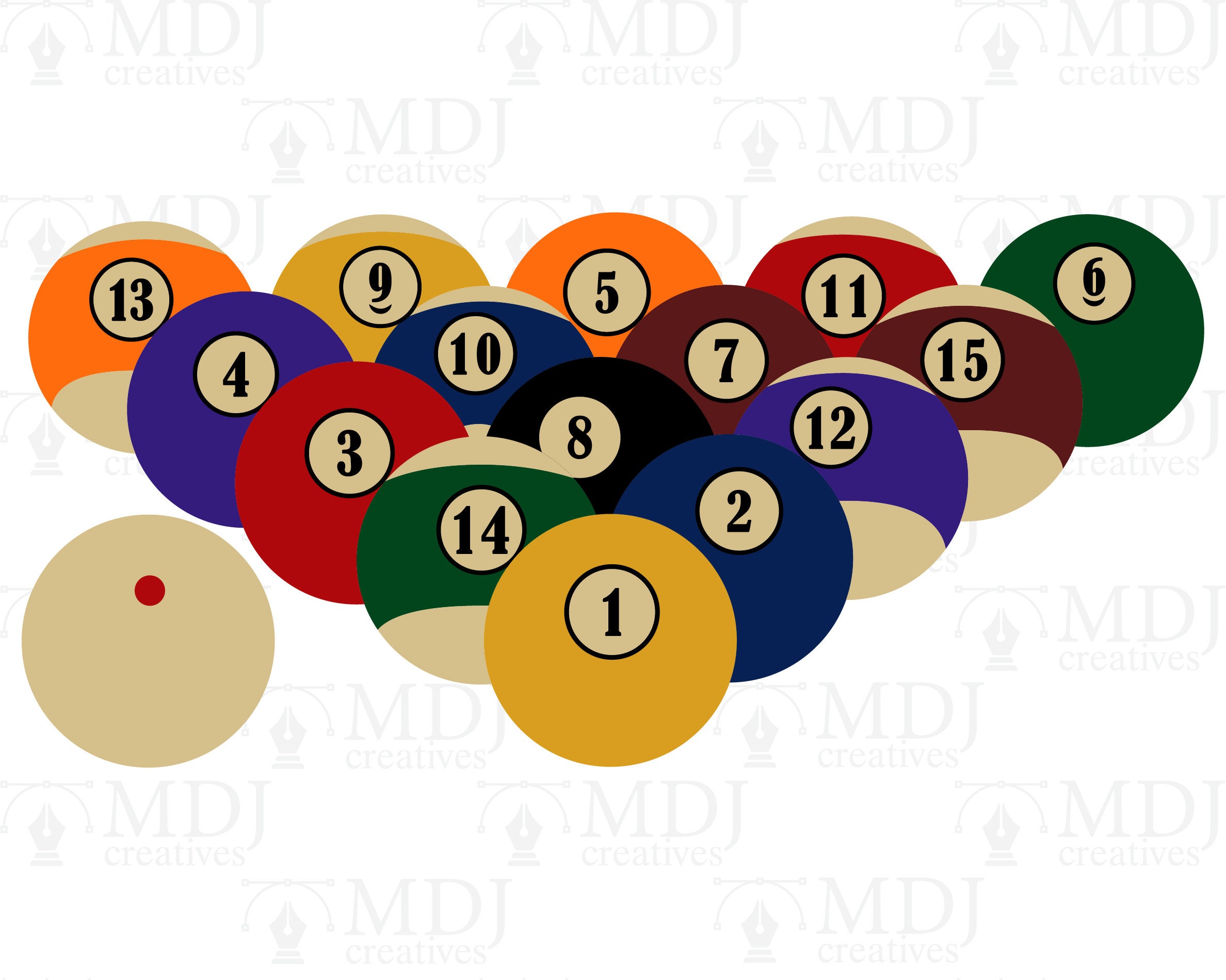 Billiards Ball SVG Pool Svg Billiards Svg Billiards | Etsy