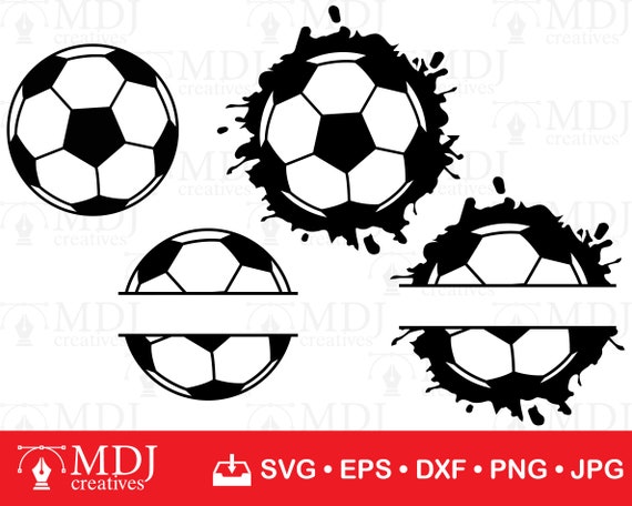 Soccer Ball Instant Download SVG Paint Splatter Soccer - Etsy UK