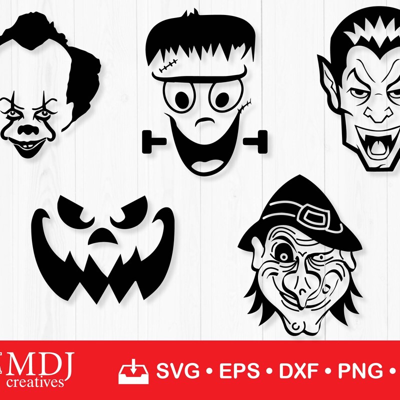 Printable Scary Faces - Etsy