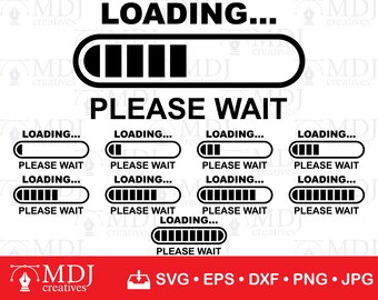 Progress Bar Svg | Etsy