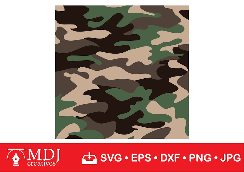 Camouflage Pattern SVG Cut File Military Pattern Cute SVG - Etsy
