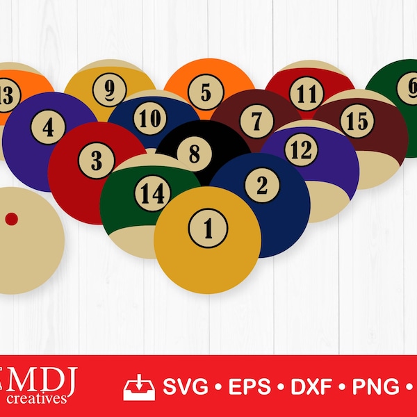 Billiards Svg - Etsy