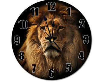 Custom Lion Clock - Etsy