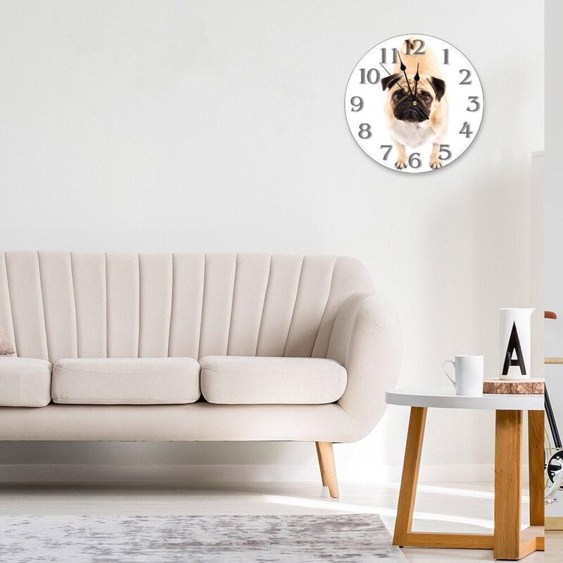 Pug Clock - Etsy