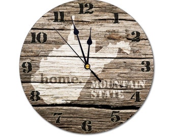 10.5 Antique Mall Hanging Clocks Custom Round Non-ticking MDF ...