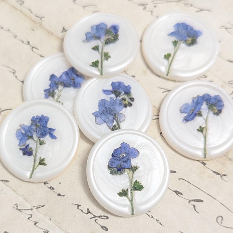 Wax Stamp Forget Me Not - Etsy