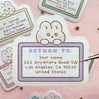 Cute LGBTQ Pride Personalized Return Address Labels Sticker | Cute ...