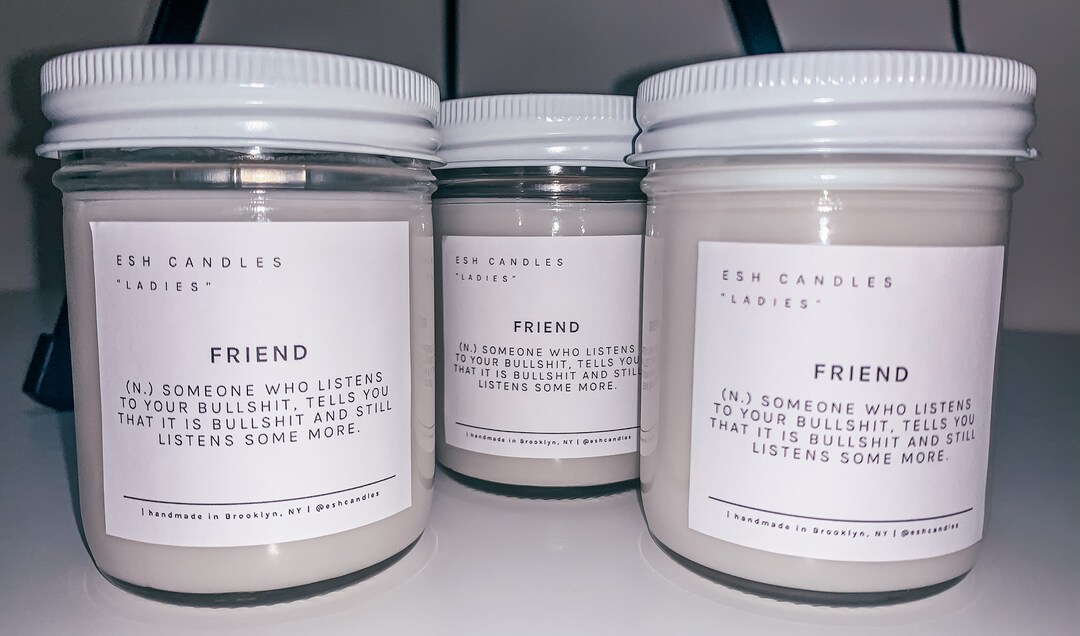 Friendship Candles hand Poured Coconut Soy Wax Candles - Etsy