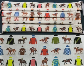 Horse Racing Fabric - Etsy