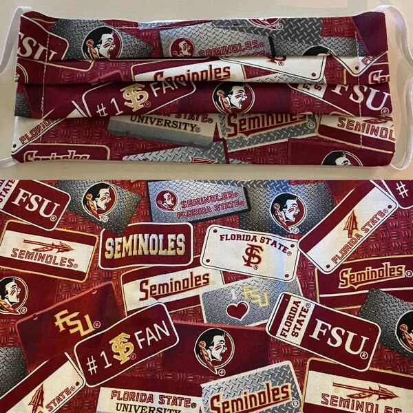 Fsu Face Mask - Etsy