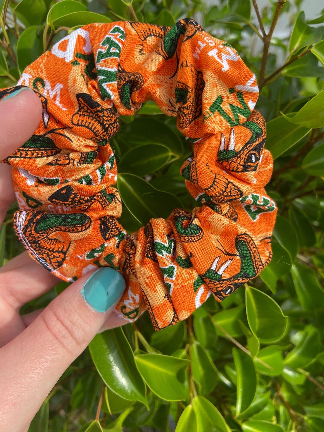 FAMU Scrunchie Hair Tie Made With Licensed Florida A&M University ...