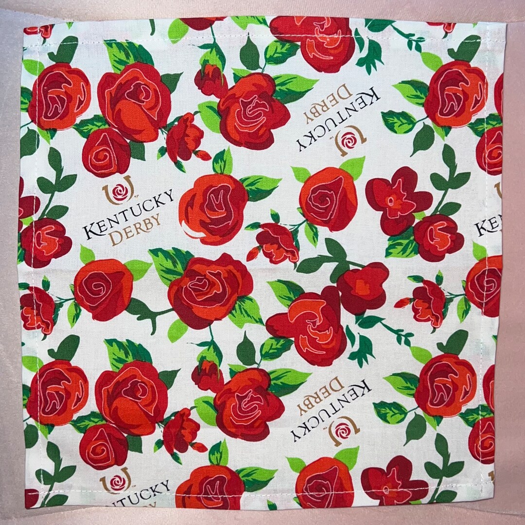Derby Day Roses Pocket Square Made With Licensed Kentucky Derby Fabric ...