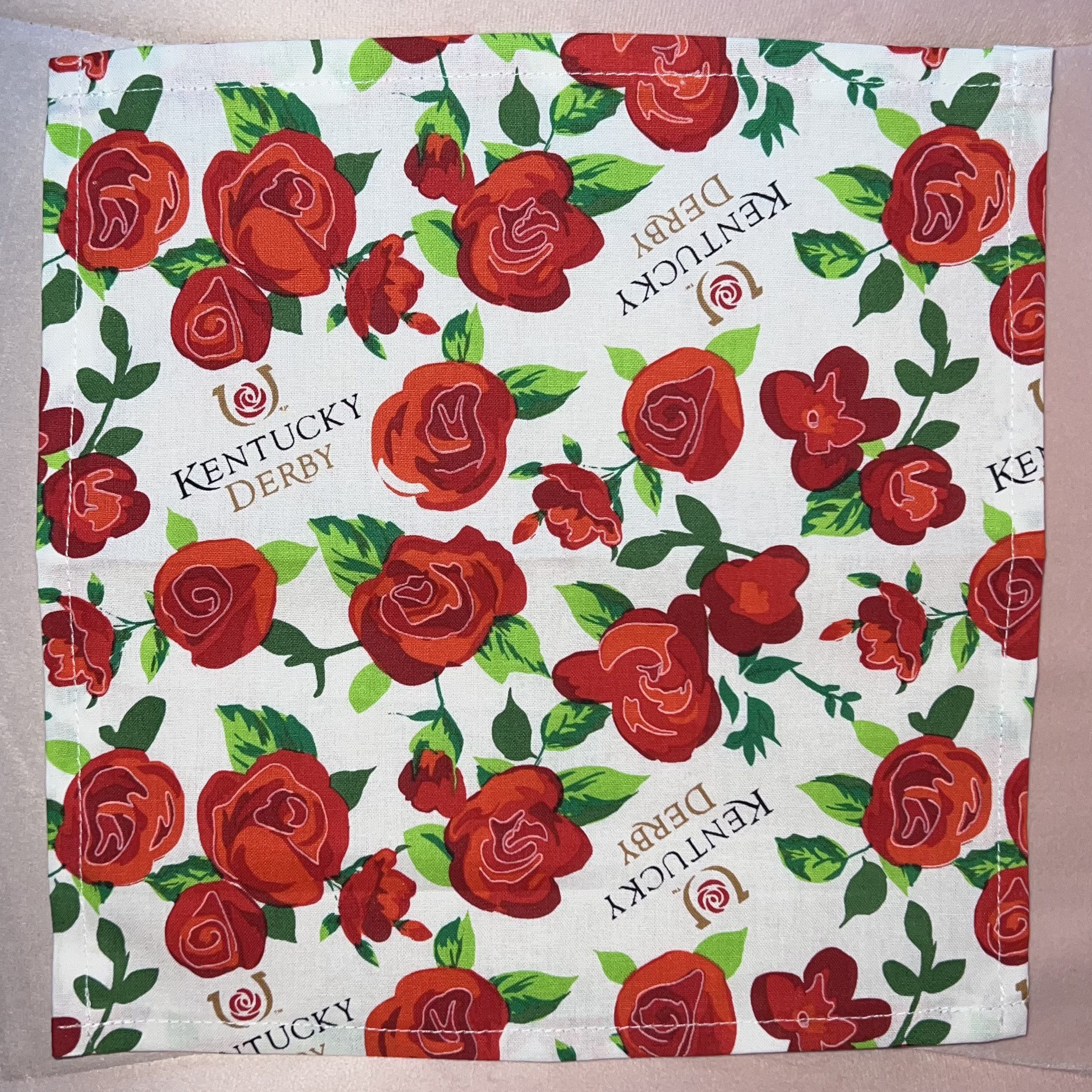 Derby Day Roses Pocket Square Made With Licensed Kentucky Derby Fabric ...