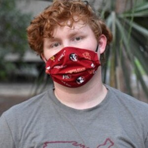 FSU Face Mask Made With Licensed Florida State University Seminoles ...