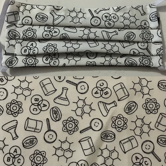 Science Lab Chemistry Chem STEM STEAM Soft Cotton Face Mask | Etsy