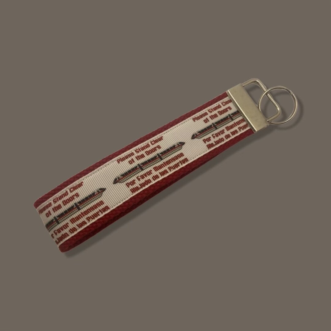 Theme Park Monorail Safety Speech, Stand Clear of the Doors Keychain ...